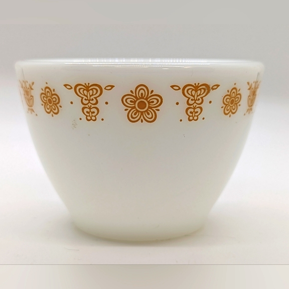 Corningware | Dining | Vintage Corning Pyrex Butterfly Gold Sugar Dish ...